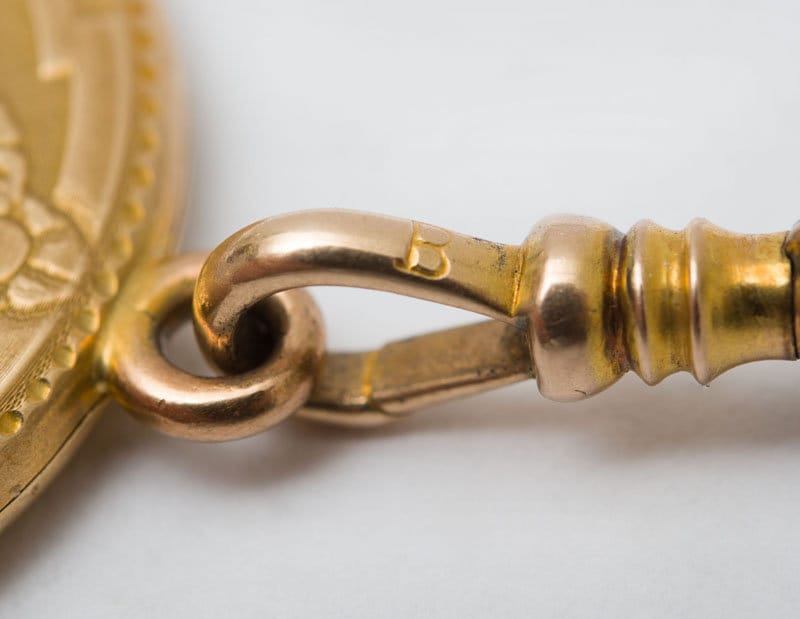 Edwardian 14k Gold Locket AND 10k Gold Long Slide Chain Locket by ...