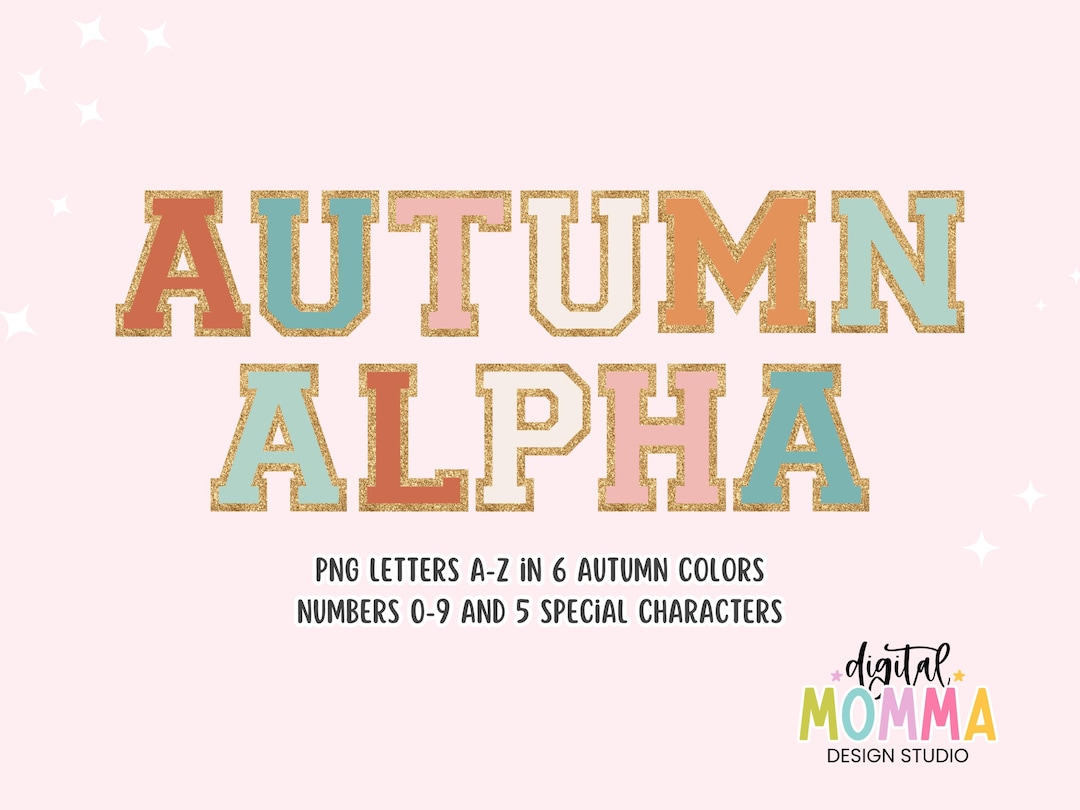 Autumn, Fall Alphabet Clipart, Classroom Bulletin Board Letters, Fall ...