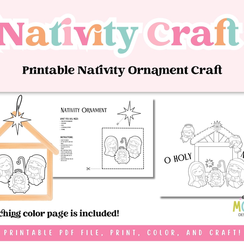 Nativity Ornament - Etsy