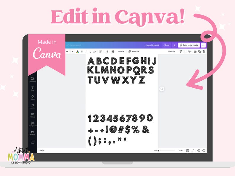 Composition Alphabet, Letters Set, Numbers, Special Characters, Back to ...