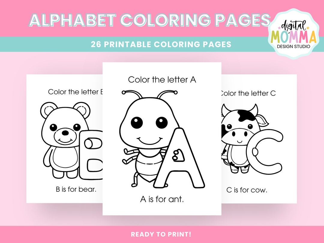 Alphabet Coloring Pages, Preschool Curriculum, Lesson Plan, Alphabet ...