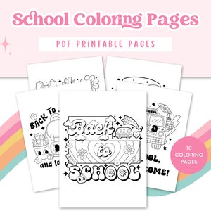 Printable Back to School Coloring Pages, School Days Coloring Pages ...