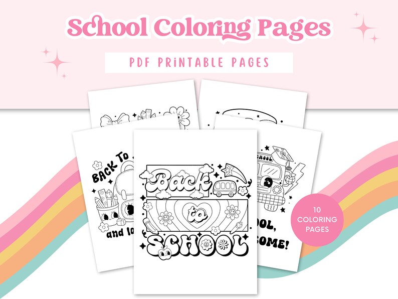Printable Back to School Coloring Pages, School Days Coloring Pages ...