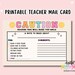 Teacher Happy Mail, Editable Summer Happy Mail for Students, Printable ...