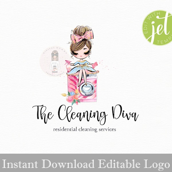 Cleaning Logo Pink - Etsy
