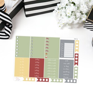 Fall Harvest Erin Condren Planner Sticker Kit, Fall Planner Sticker ...