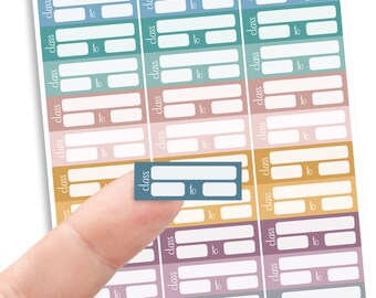 Class Schedule Stickers - Etsy