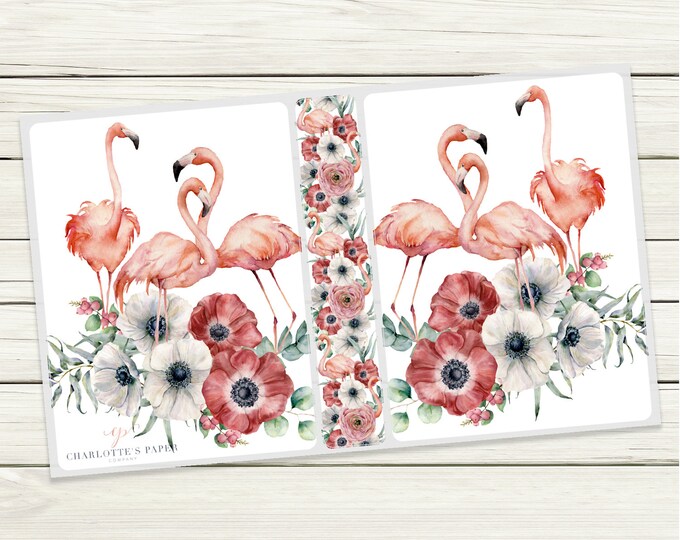Flamingo Sticker Album 5x7 Photo Album Sticker Storage - Etsy