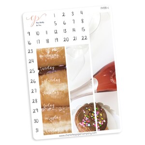 Sweet Treats Planner Sticker Kits Valentine's Planner - Etsy