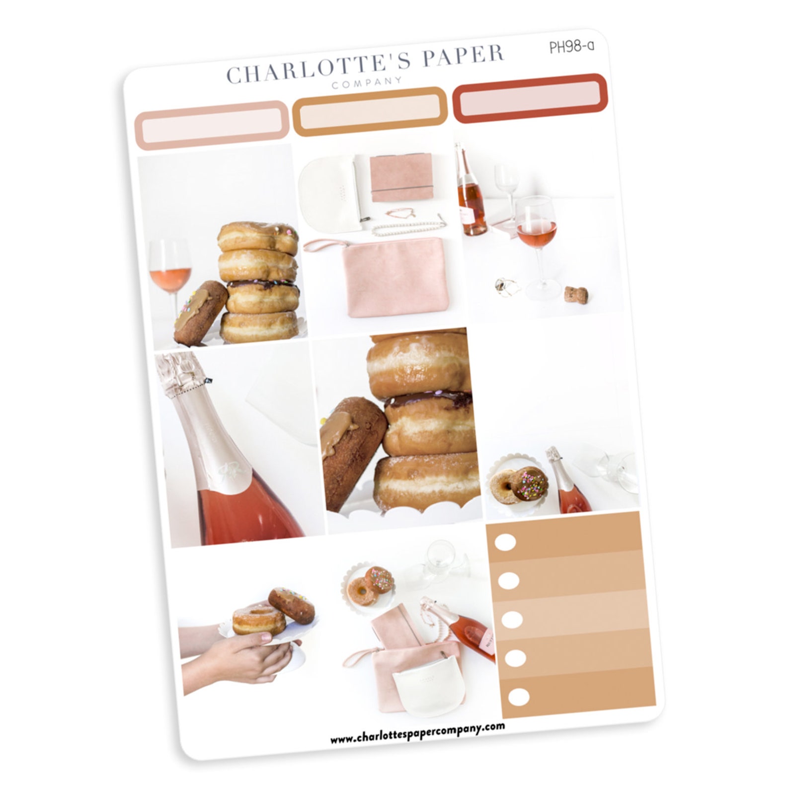 Sweet Treats Planner Sticker Kits Valentine's Planner | Etsy
