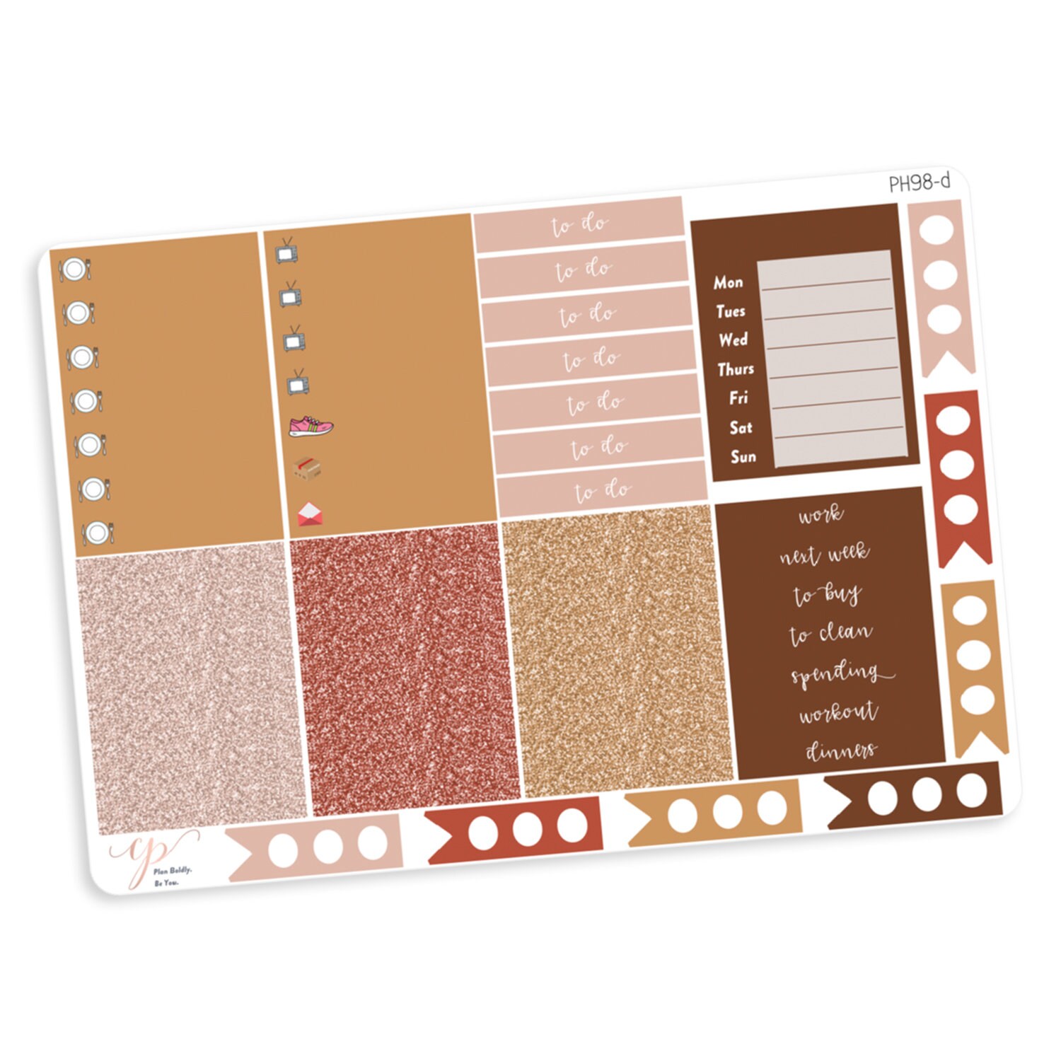 Sweet Treats Planner Sticker Kits Valentine's Planner - Etsy