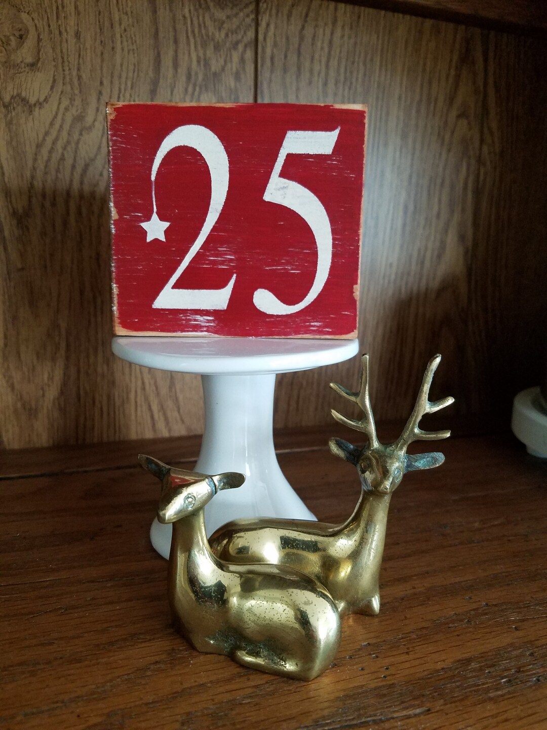 December 25 Christmas Sign Tier Tray Sign - Etsy