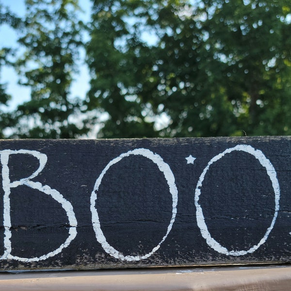 Halloween Boo Sign - Etsy