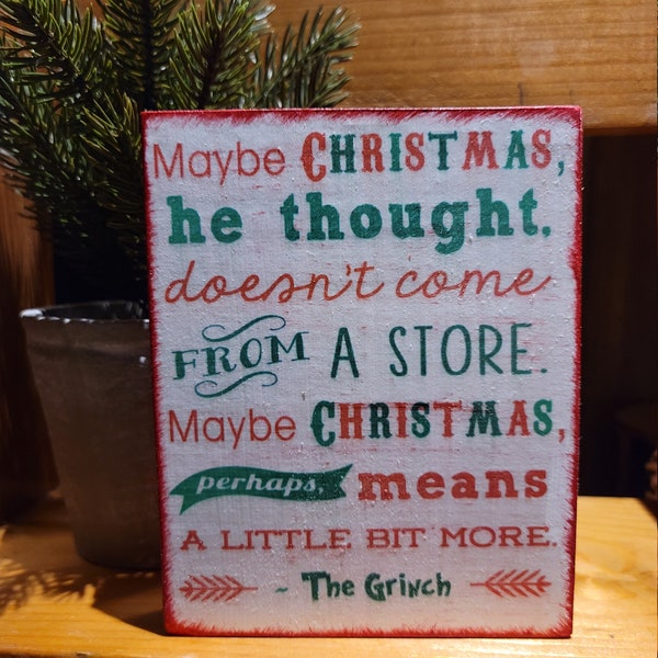 Grinch Sign - Etsy