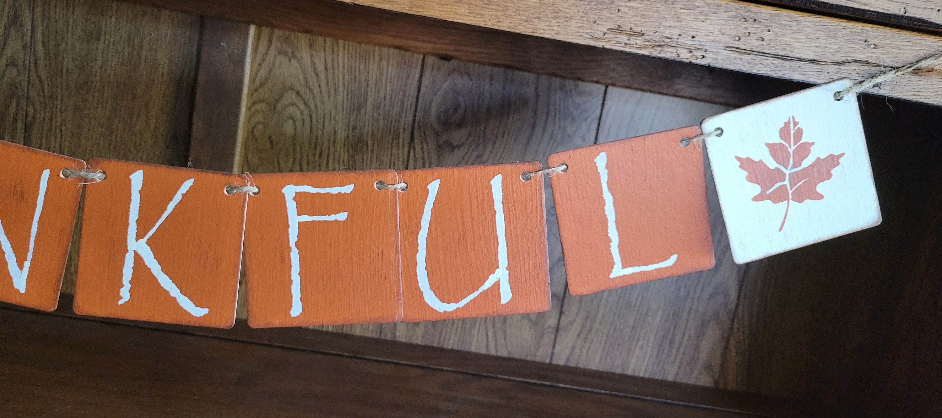 Thankful Banner, Thanksgiving Banner - Etsy