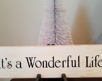 Wonderful Life Sign | Etsy