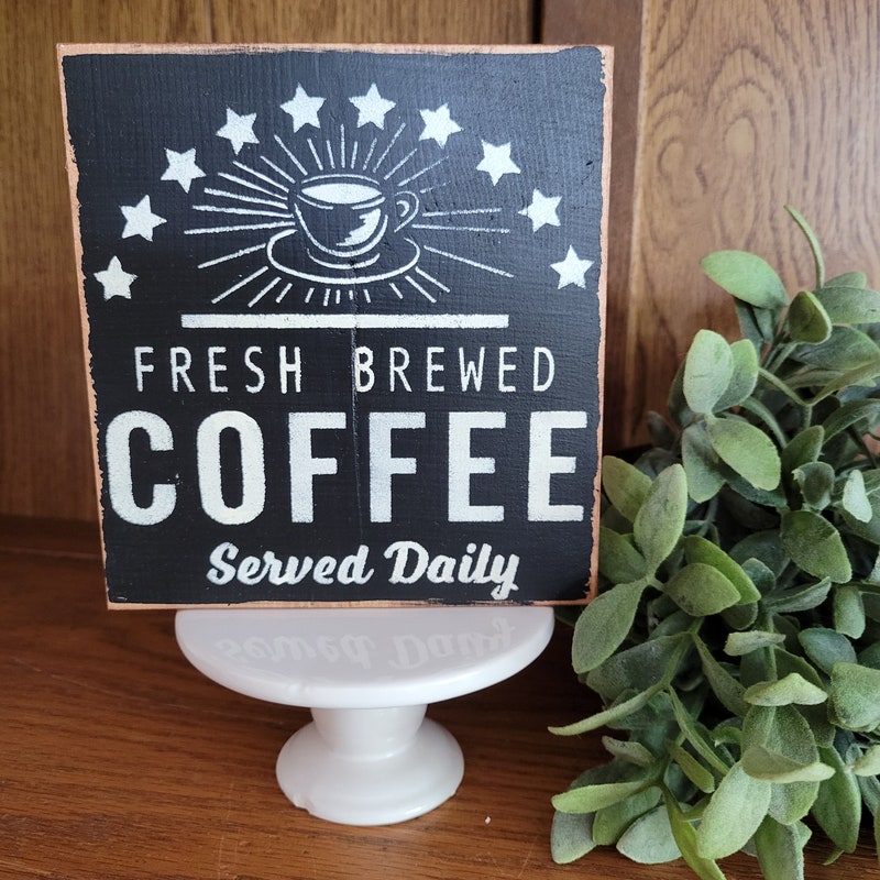 Fresh Coffee Sign - Etsy