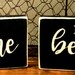 Hi Handsome Hello Beautiful Wood Signs Bedroom Bathroom Signs - Etsy