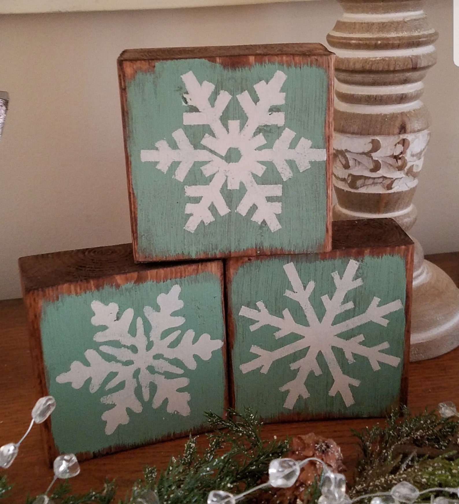Joy Block Sign, Mantle Shelf Decor, Joy Reversible Christmas Block Sign ...