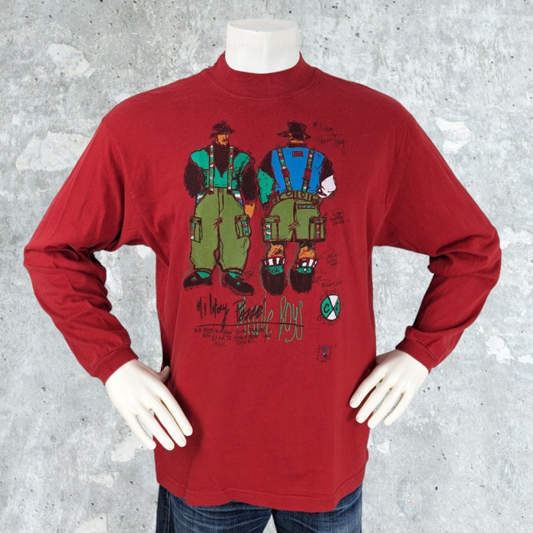 Vintage Cross Colours Long Sleeve T Shirt Size Large Tee 90's 1990's ...
