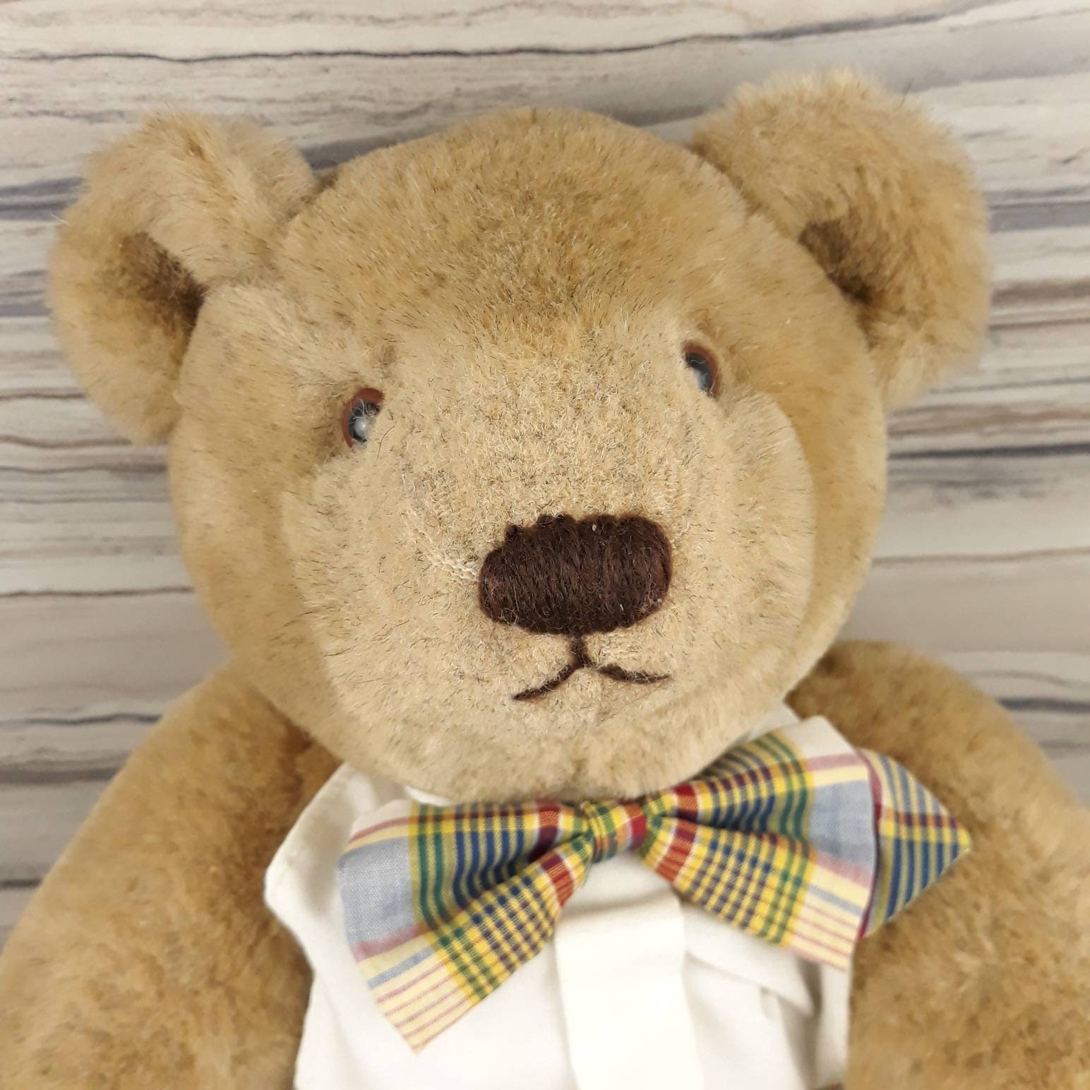 Toys Stuffed Animals & Plushies Vintage Gund Teddy Bear Bowtie Bow Tie ...