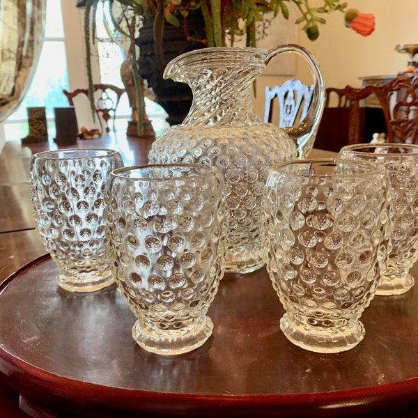 Pitcher With Glasses - Etsy