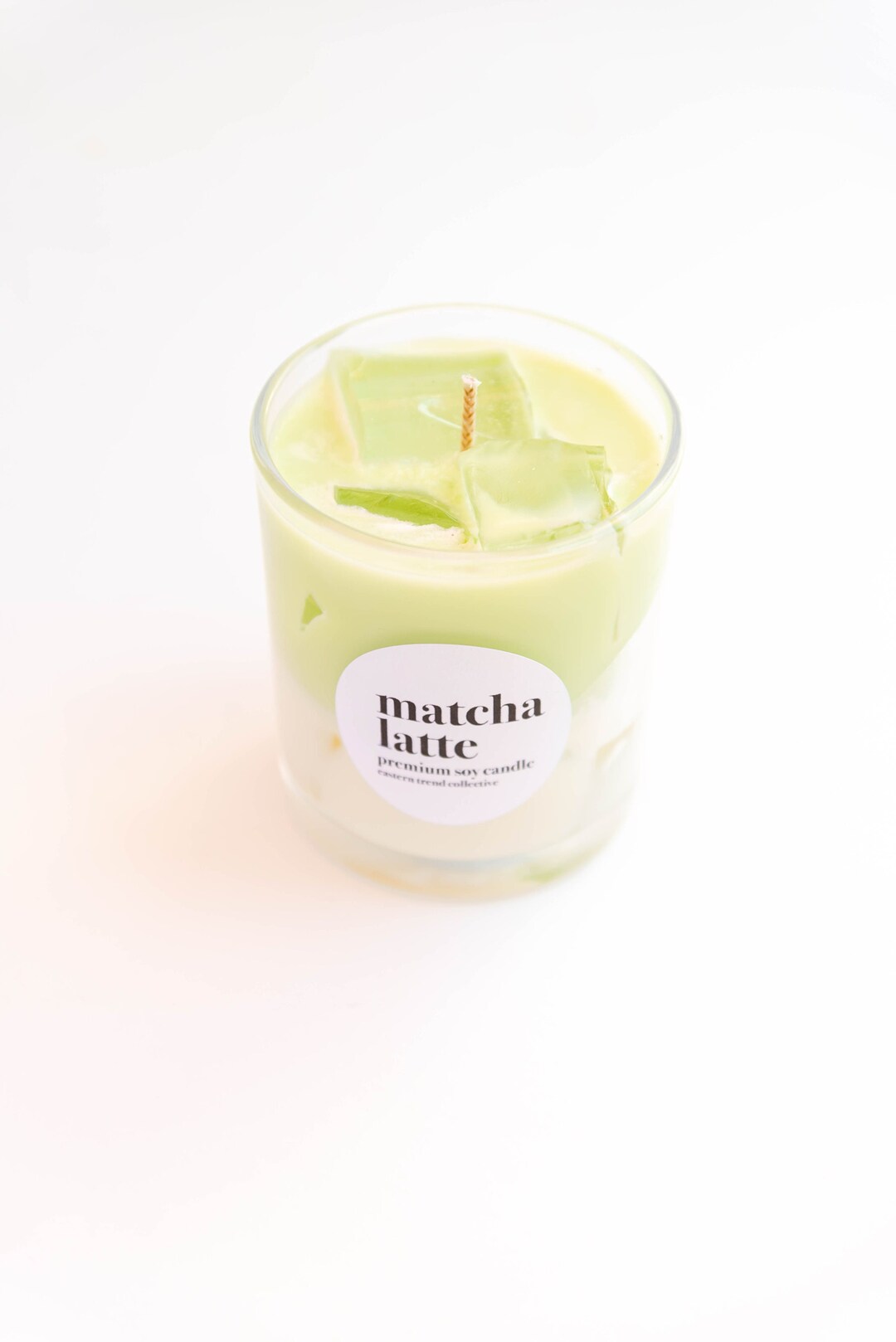 Mini Iced Matcha Candle matcha Lover , Funny Food Candle, Unique Gift ...