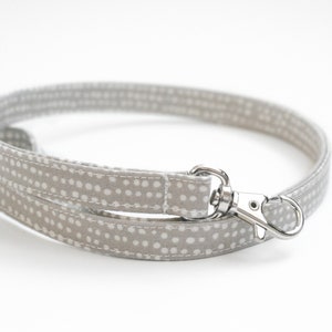 Taupe Fabric Lanyard Polka Dot Lanyard Cute Long Key - Etsy