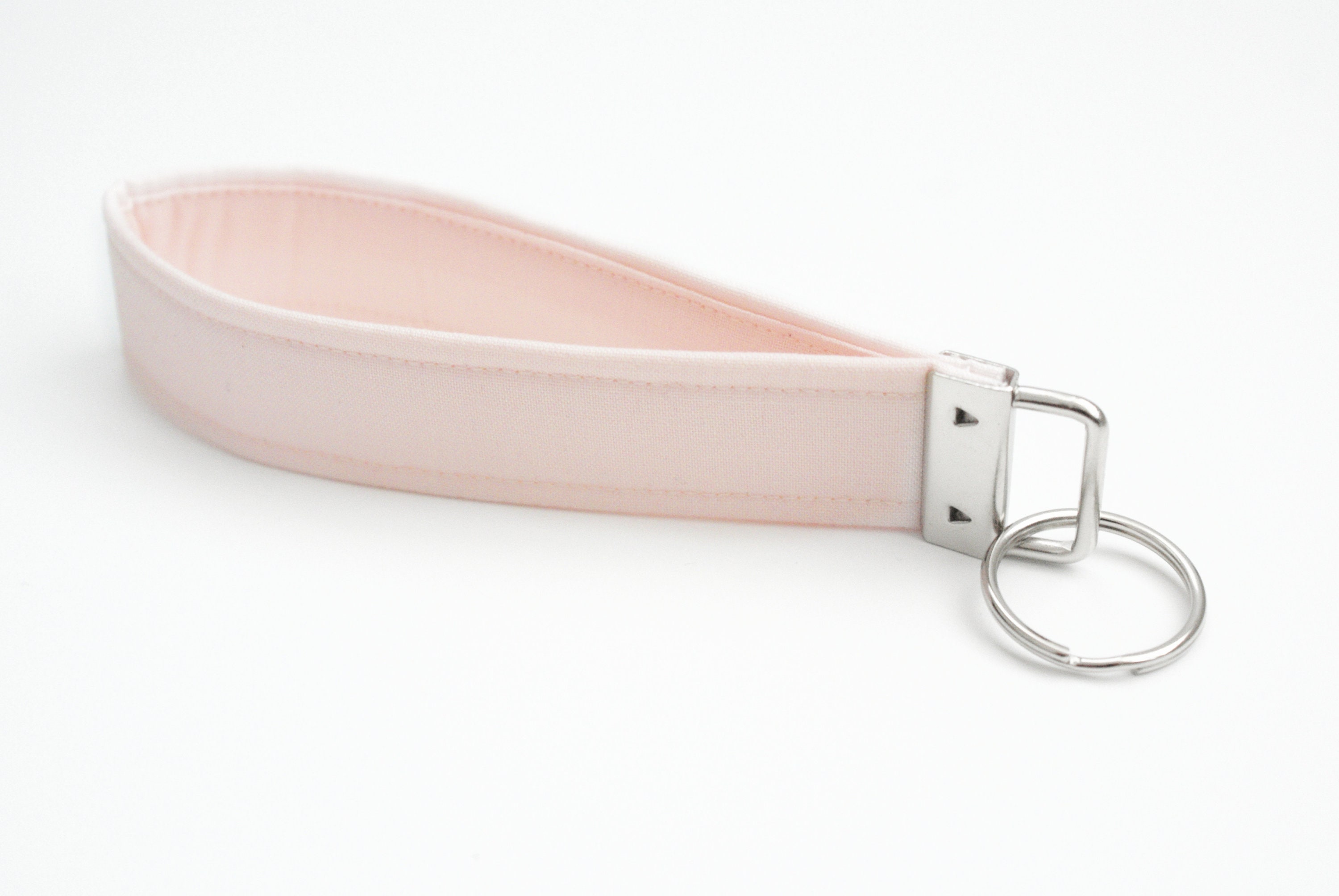 Blush Pink Key Fob 5 Inch Key Ring Short Key Chain Cute | Etsy