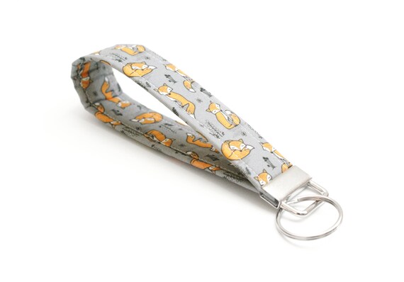 Fox Keychain Cute Key Fob for Women Optional Tassel 5 | Etsy