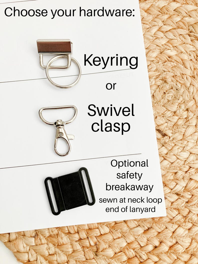 Scrunchie Lanyard - Spring Purple Gingham With Optional Breakaway ...