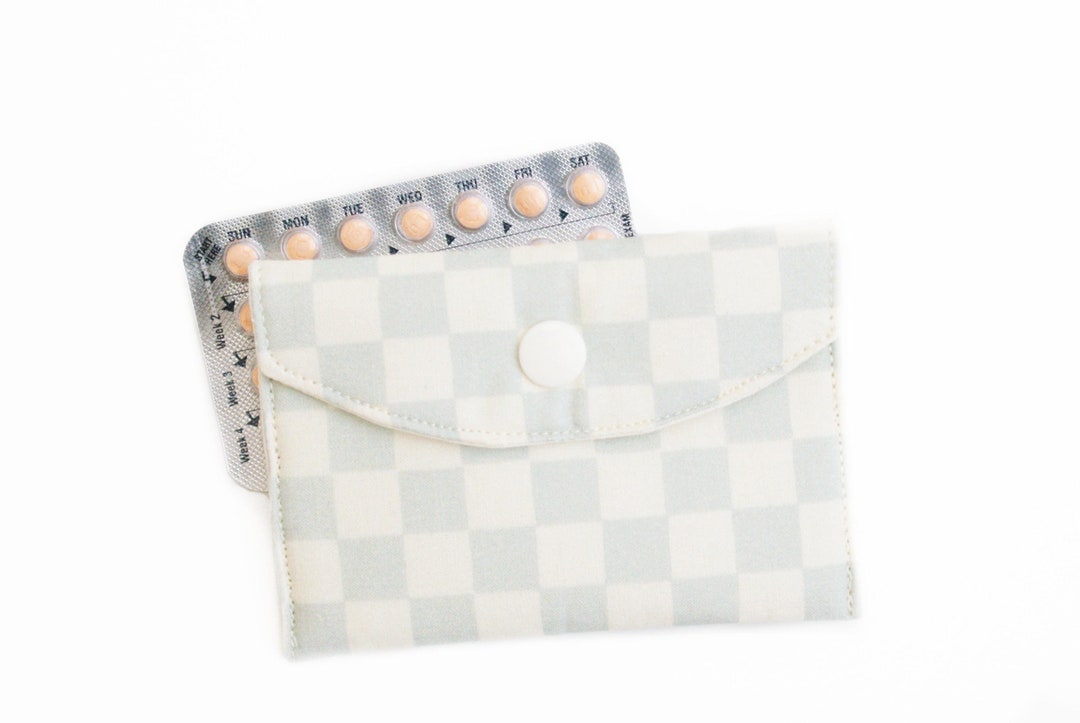Small Snap Pouch - 3x4 Inch - Fabric Coin Purse - Birth Control Pill ...