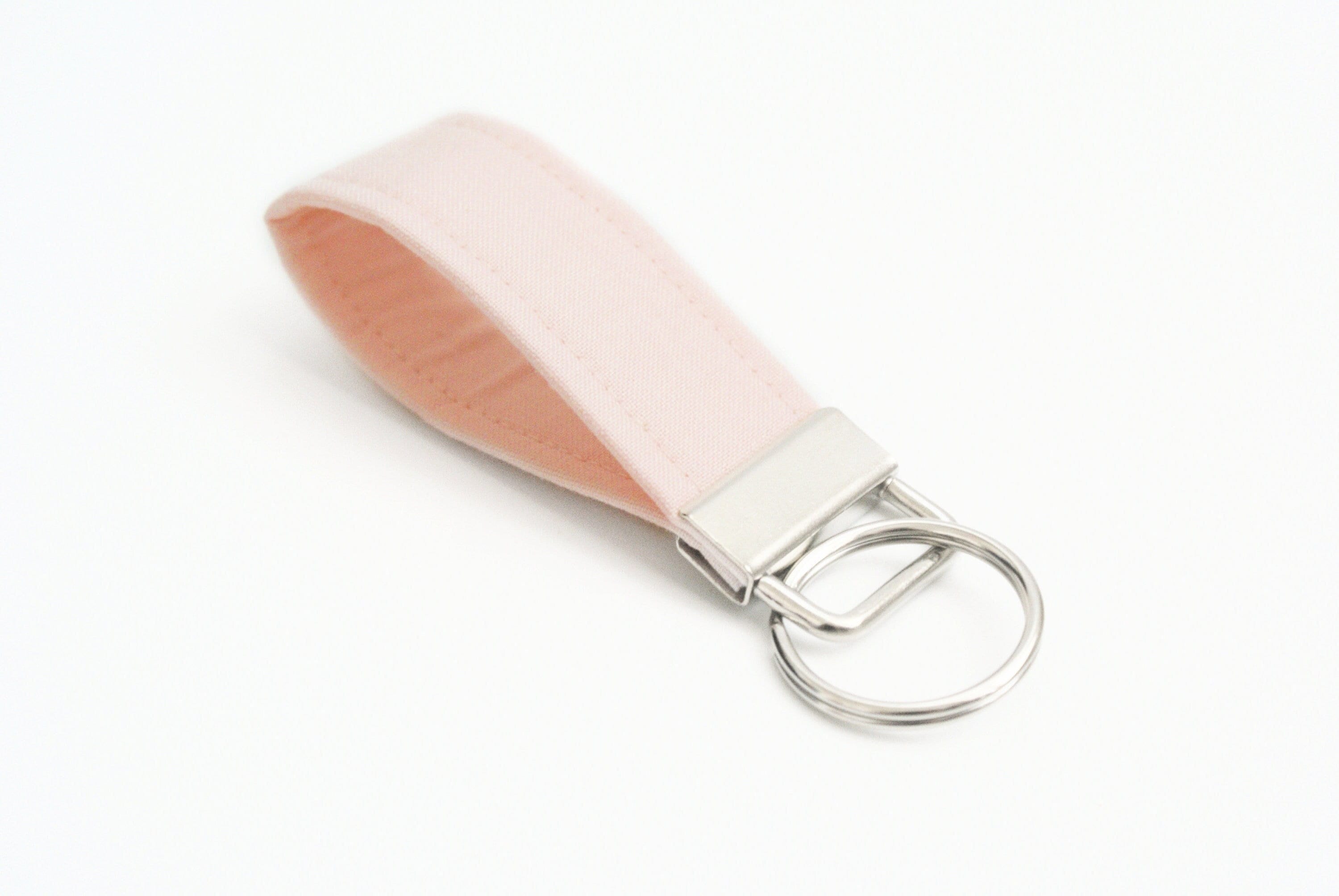 Mini Blush Pink Key Fob 2.5 or 3.5 Inch Key Ring Cute - Etsy