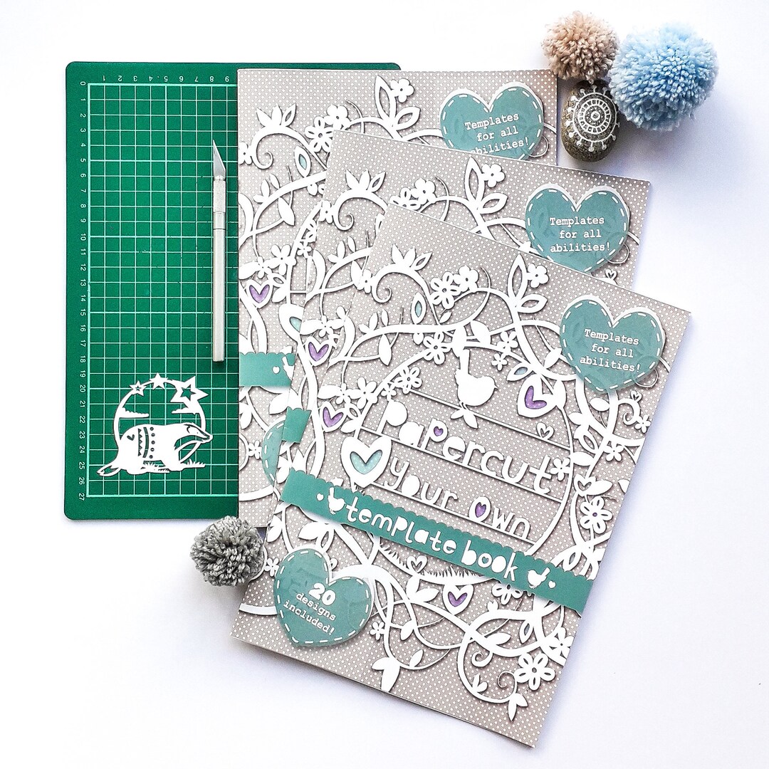 Digital Papercut Your Own Template Book PDF Copy. - Etsy