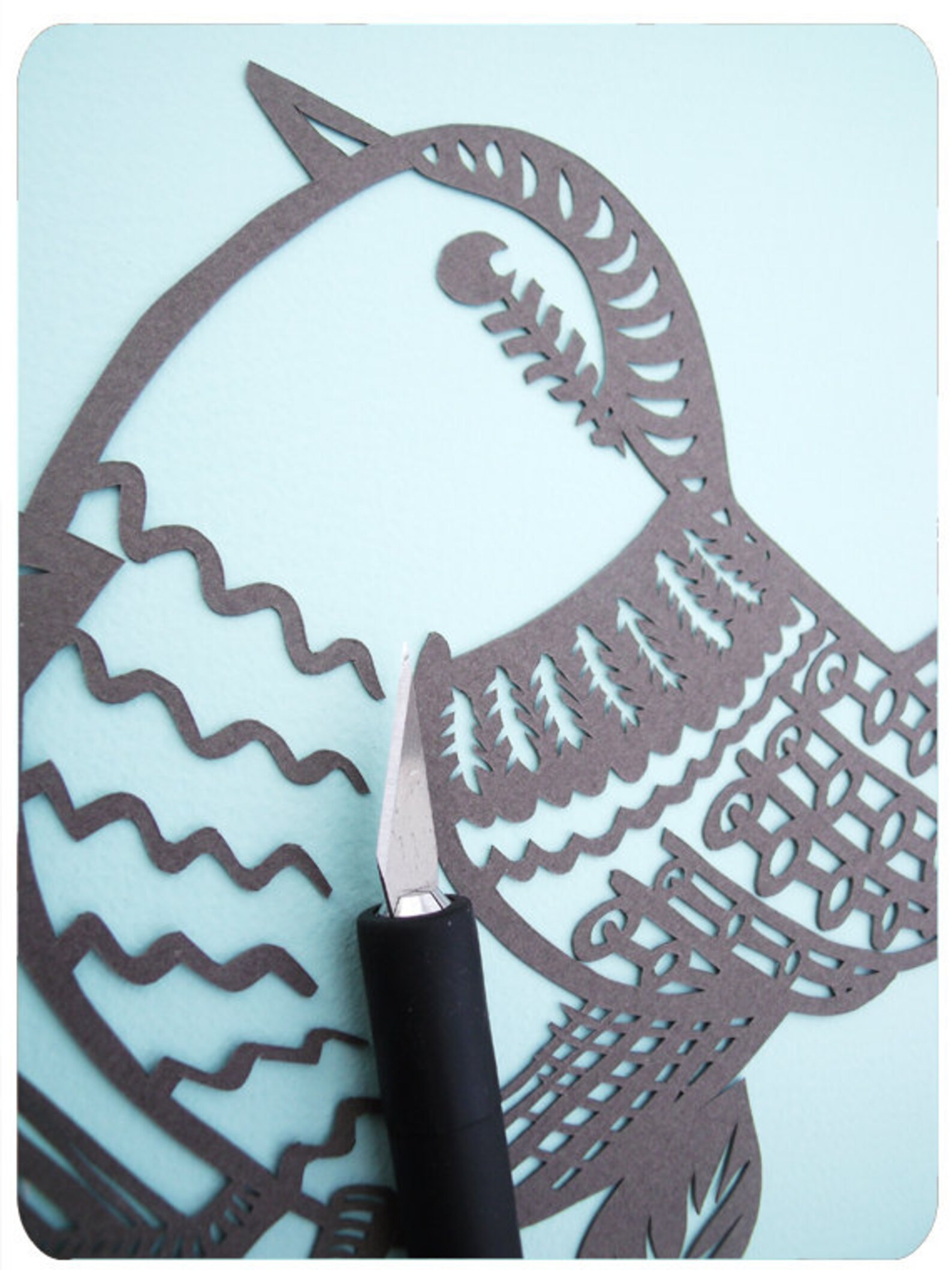 Wren Bird Papercutting Template Download PDF Jpeg - Etsy UK
