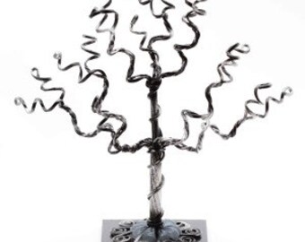 Office Decor Home Decor Jewelry Organizer. Small Silver Tree | Etsy