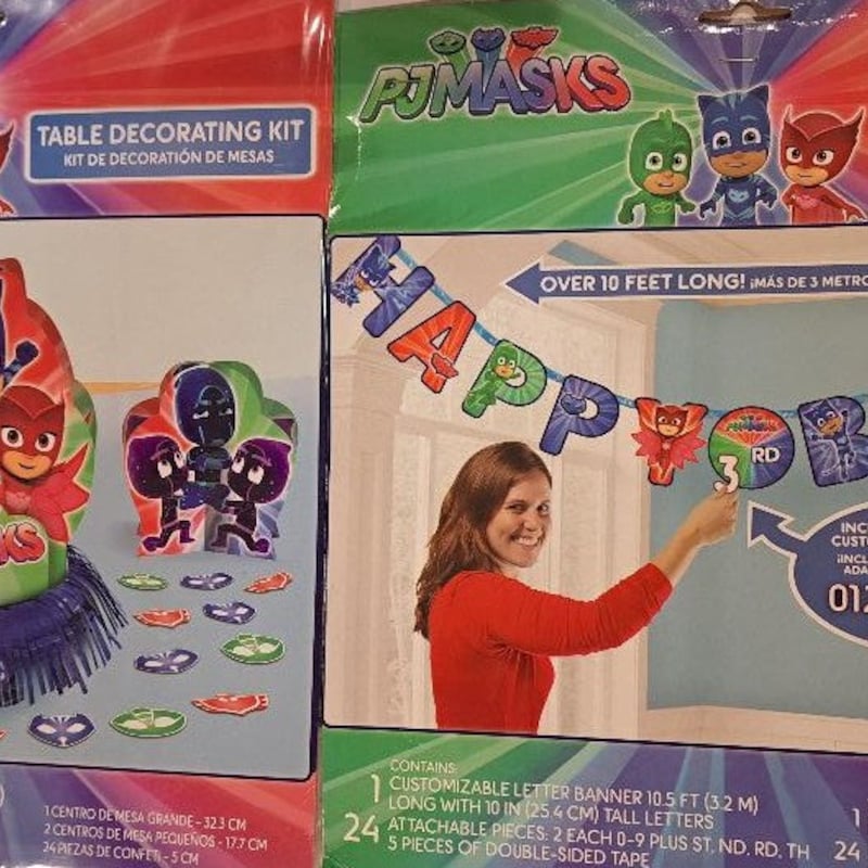 Pj Mask Decorations - Etsy