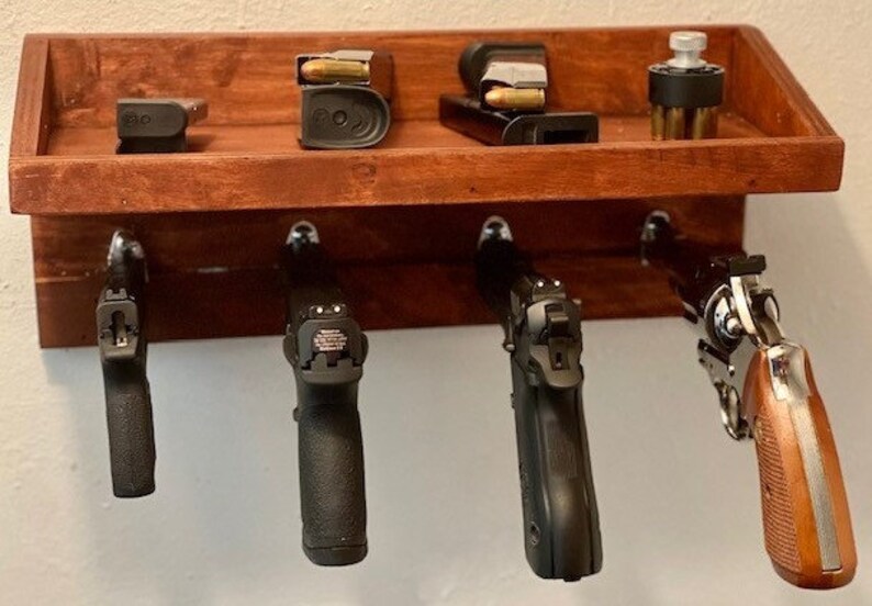 Pistol Rack Gun Rack Wall Mount Gun Holder Gun Storage - Etsy