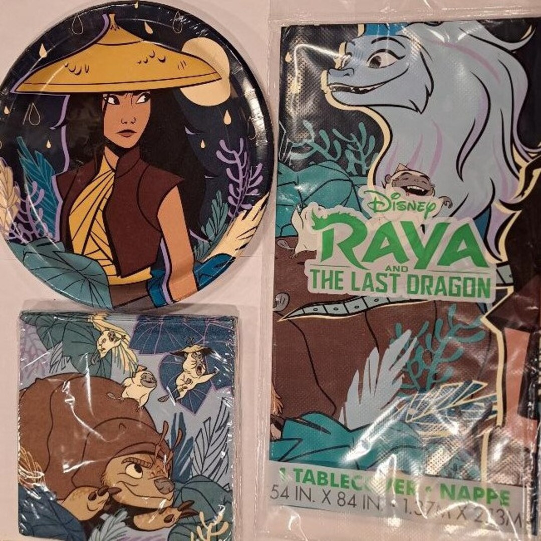 Raya Party Bundle for 8 Guests - Raya Plates, Raya Napkins, Raya Table ...