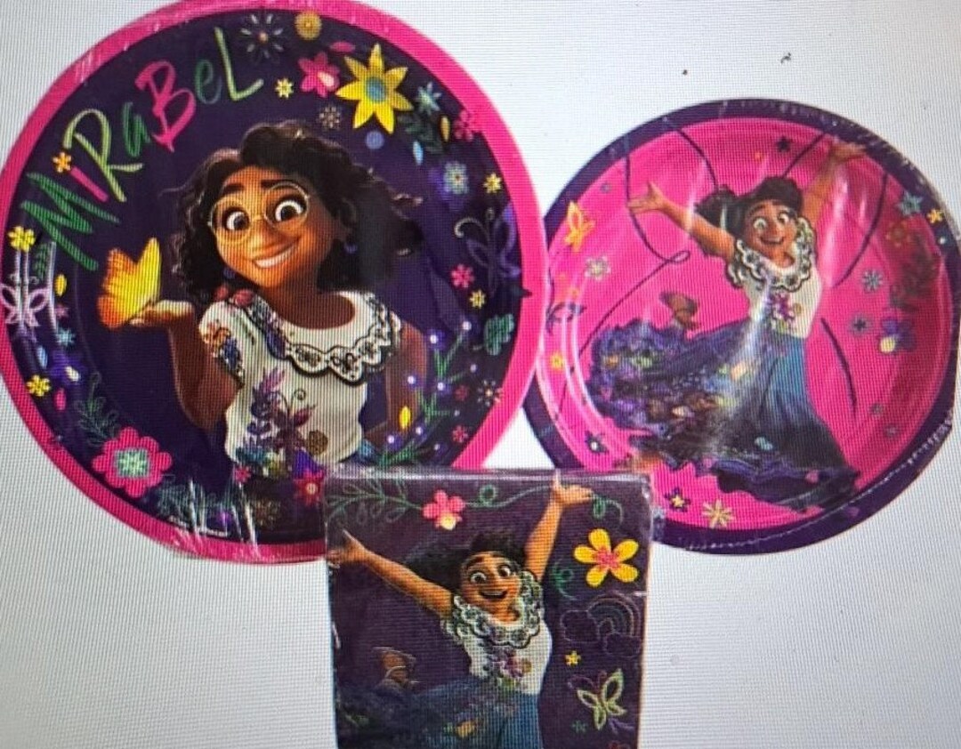 Encanto Party Bundle With Dinner Plates, Dessert Plates and Napkins for ...