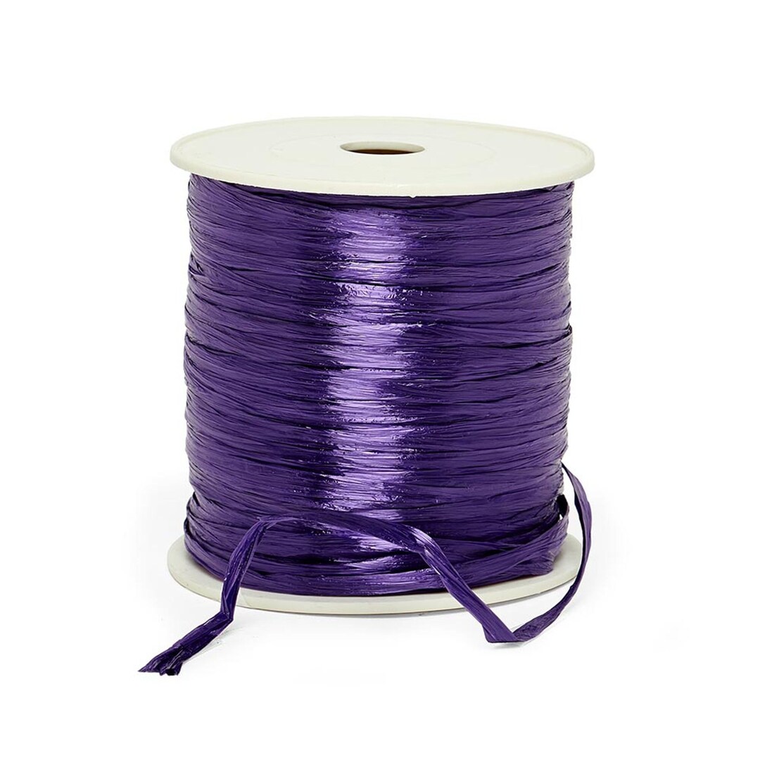 Purple Raffia Ribbon Purple Raffia Bows Purple Pearlized Raffia Ribbon ...