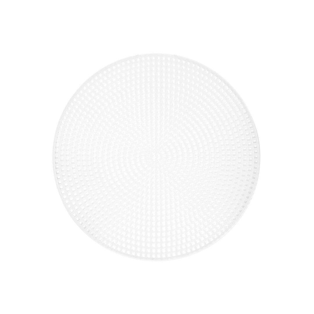Round Plastic Canvas Vinyl Aida Circle Plastic Canvas - Etsy