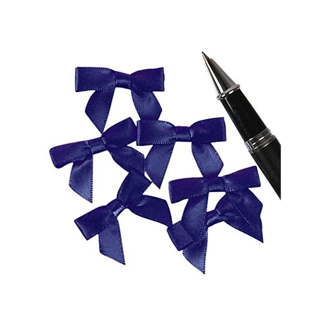 Dark Blue Bows | Navy Blue Bows | Satin Bows - Navy Blue - 1 3/8in. X ...