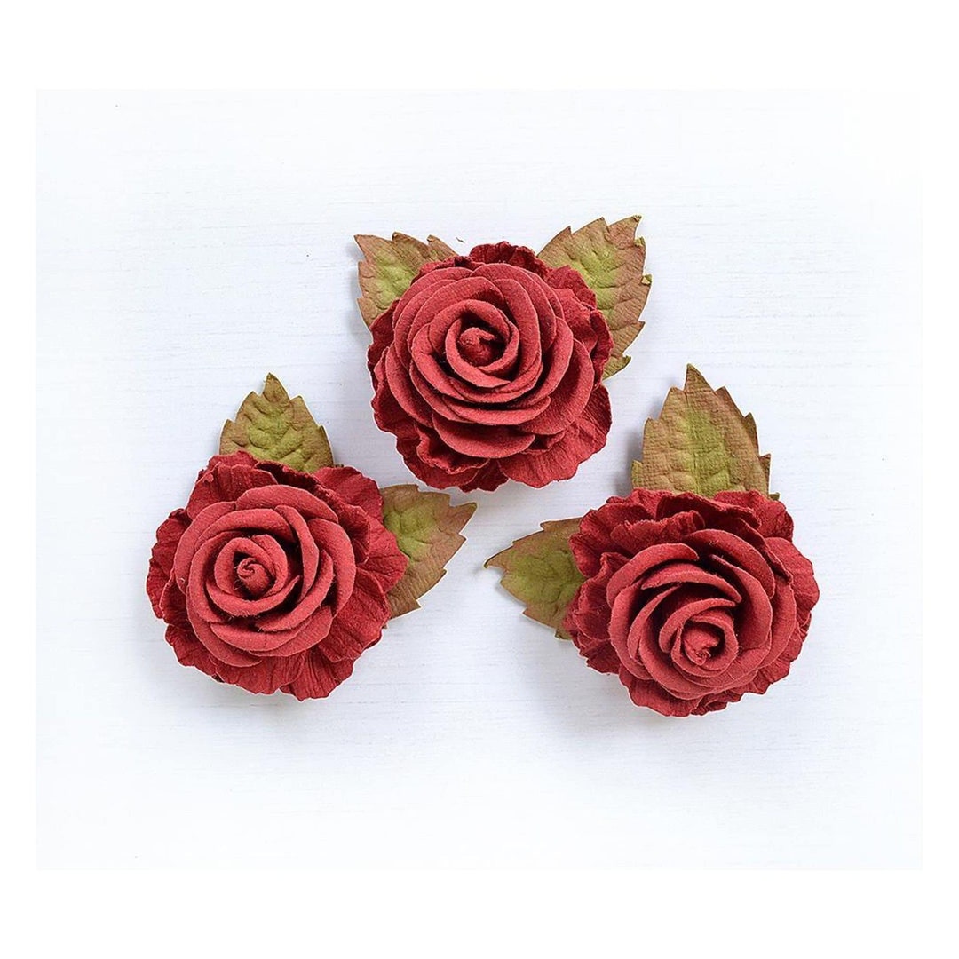 Big Red Roses | Big Red Rose Heads | Large Red Rose Paper Flowers ...