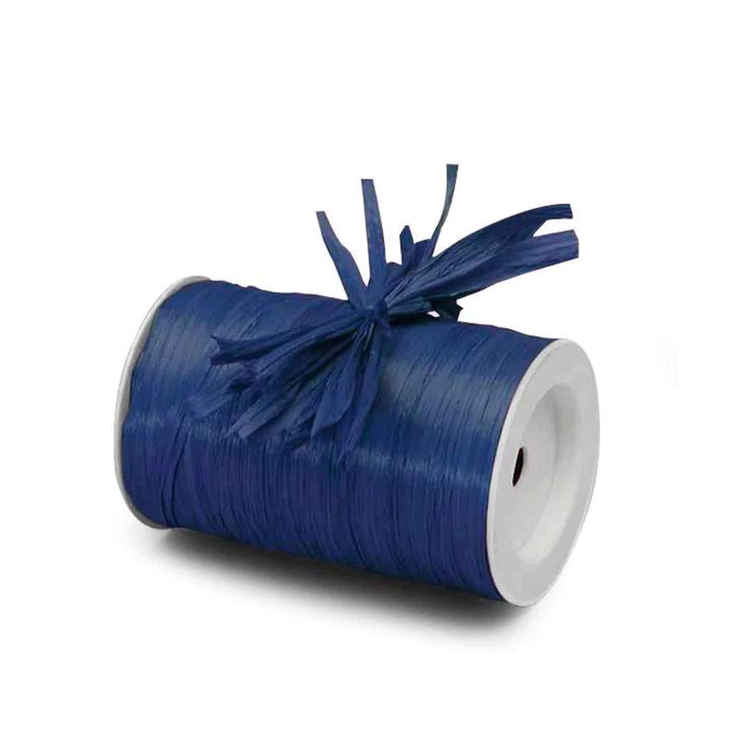 Royal Blue Raffia | Dark Blue Raffia Ribbon | Colored Matte Raffia ...