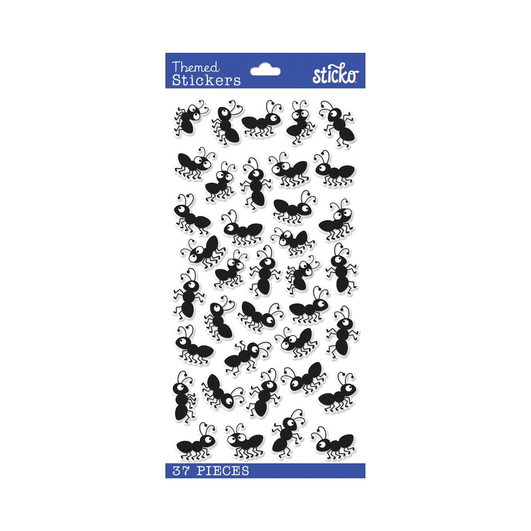Adhesive Ants Ant Stickers 37 Pieces/pkg. nm5238541 - Etsy