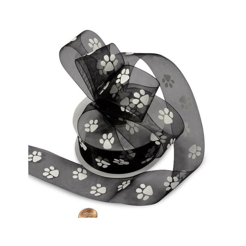 Paw Print Ribbon - Etsy