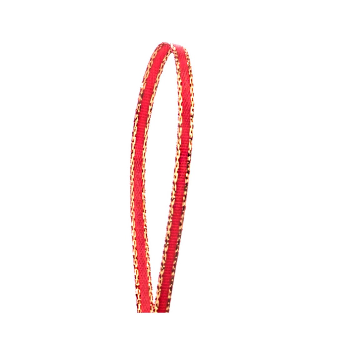 Harry Potter Ribbon Red Gold Ribbon Red Gold Edge Satin Ribbon 1/8in. X ...