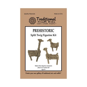 Stick Figure Craft Twig Craft Kit Prehistoric Split Twig Figurines ...