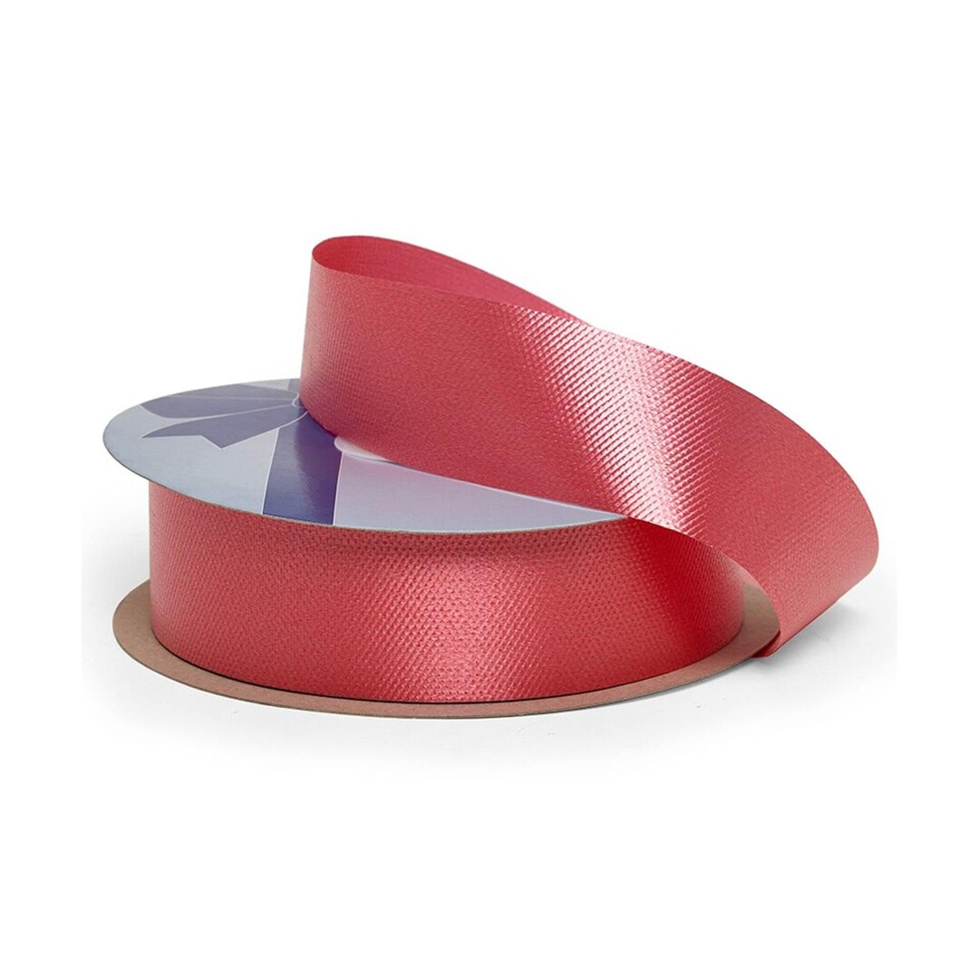 Textured Red Ribbon | Big Red Bows | Red Embossed Poly Ribbon - 1 7 ...